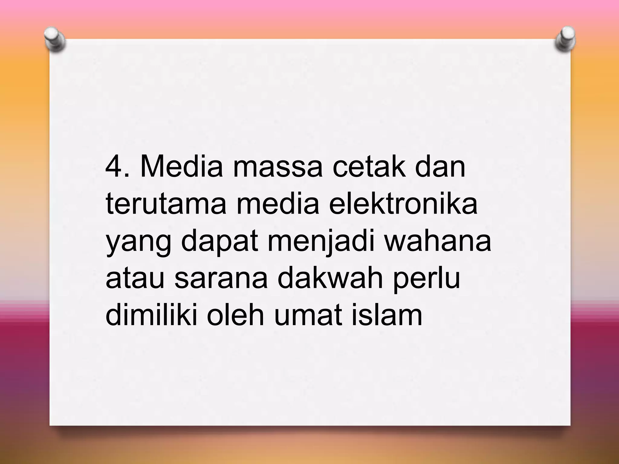 Konsep Dasar Media Dakwah dan Teknologi | PPTX