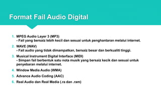 PENGGUNAAN MEDIA AUDIO, VIDEO DAN ANIMASI DALAM PDPC | PPTX