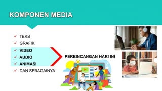 PENGGUNAAN MEDIA AUDIO, VIDEO DAN ANIMASI DALAM PDPC | PPTX
