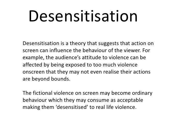 Media Desensitisation