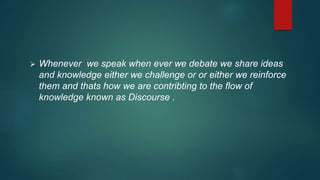 Media discourse analysis | PPT