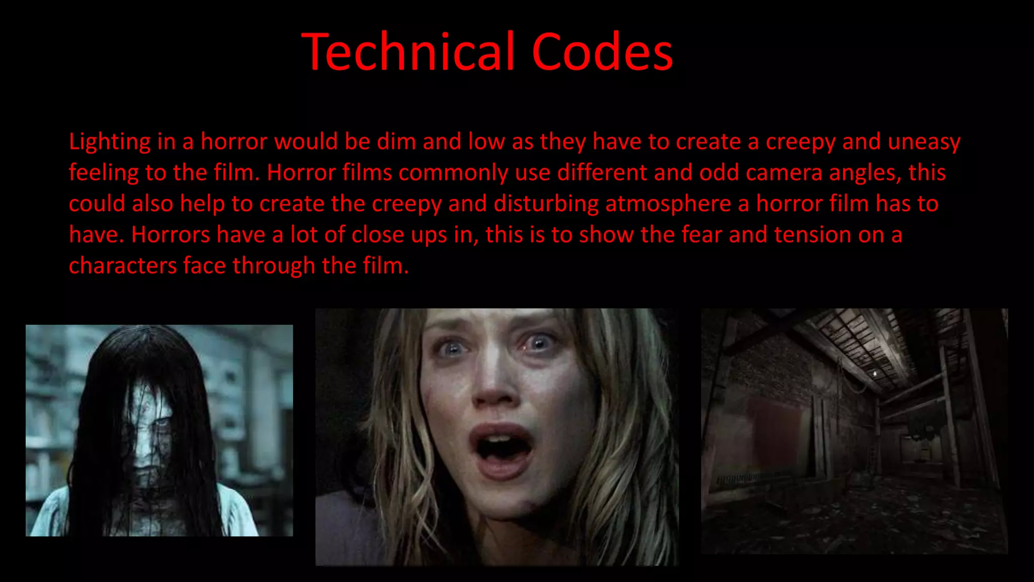 Horror Genre "distinct" | PPT