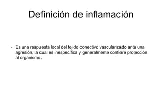 Mediadores de la inflamación | PPTX