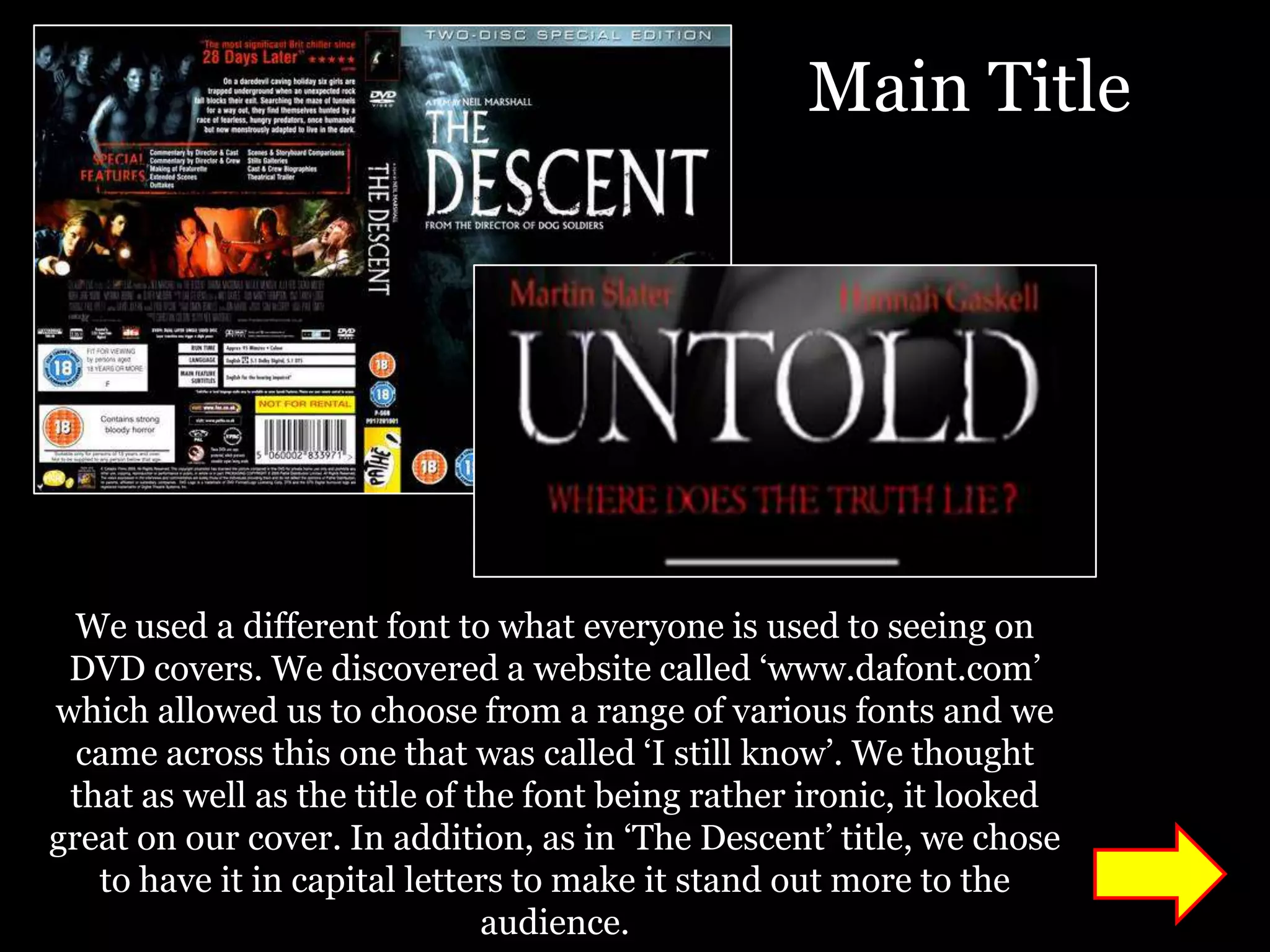 Media dvd cover analysis | PPTX