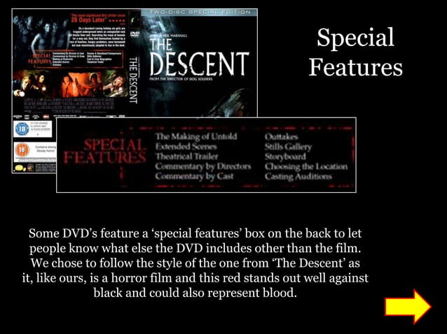 Media dvd cover analysis | PPTX | Desktop Publishing | Computer ...