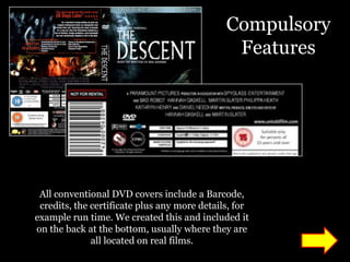 Media dvd cover analysis | PPT