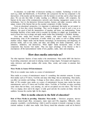 Media education | PDF