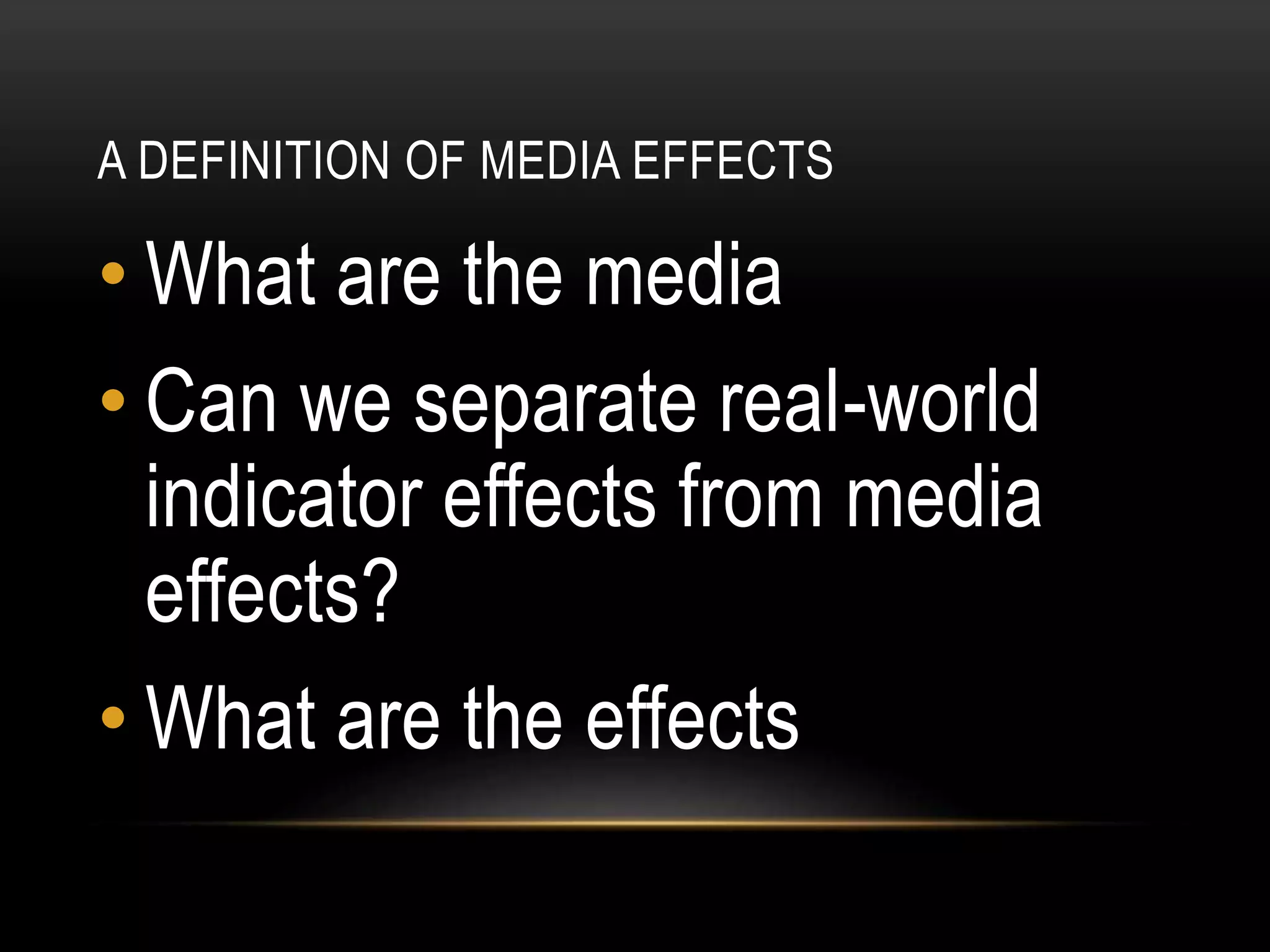 Explicating Media Effects, and toward an integrative model of agenda ...