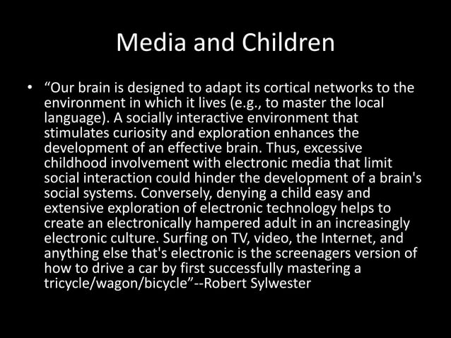 Media effects on_the_brain | PPT
