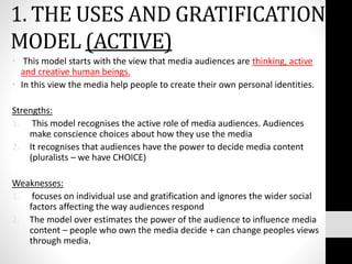 Media effects revision - mass media section A2 | PPTX