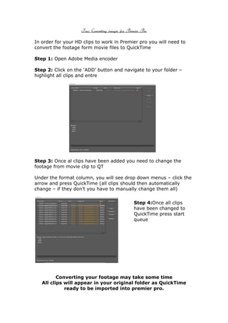 Media encoderinstructions | PDF