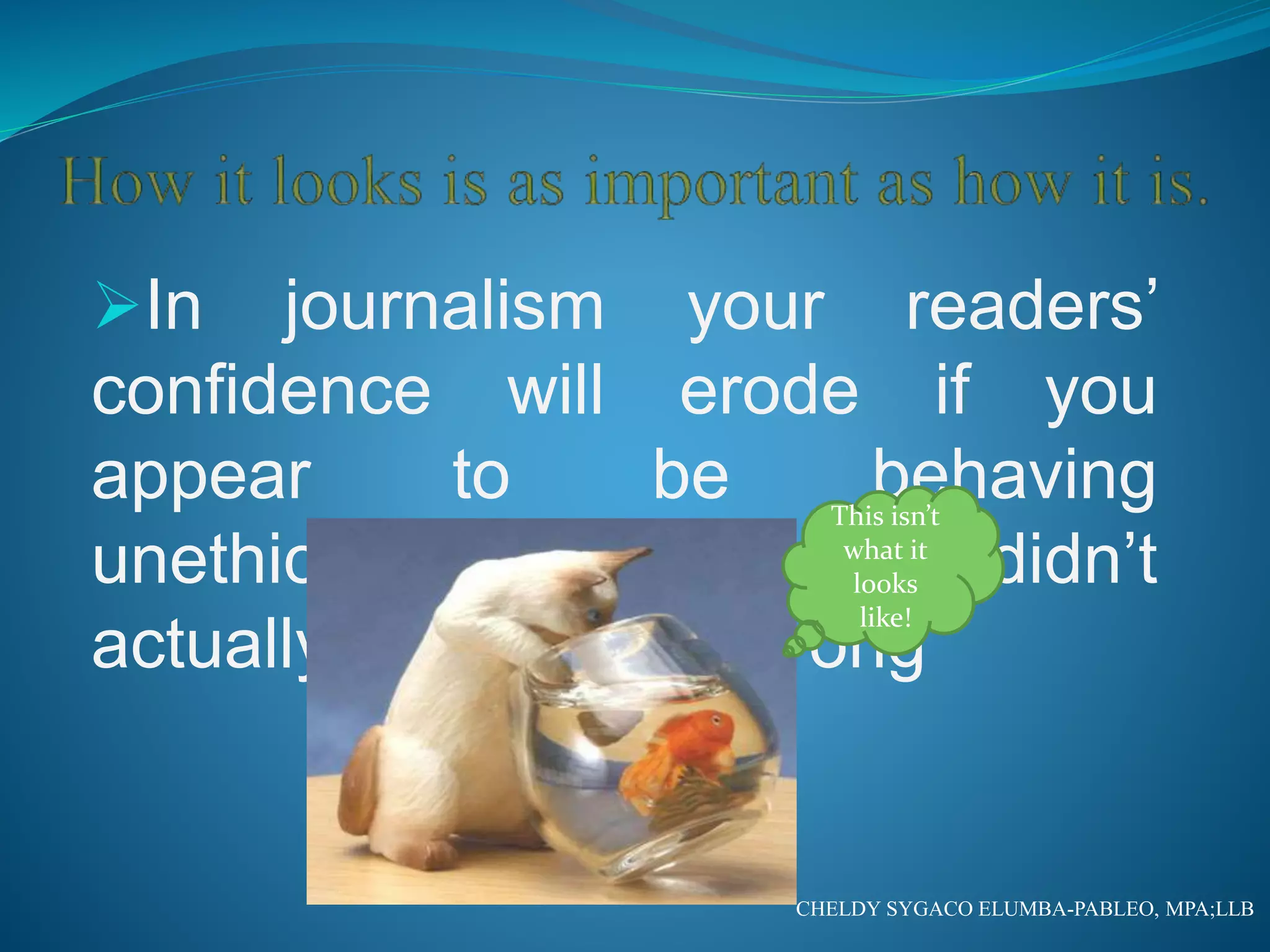 Media ethics | PPT