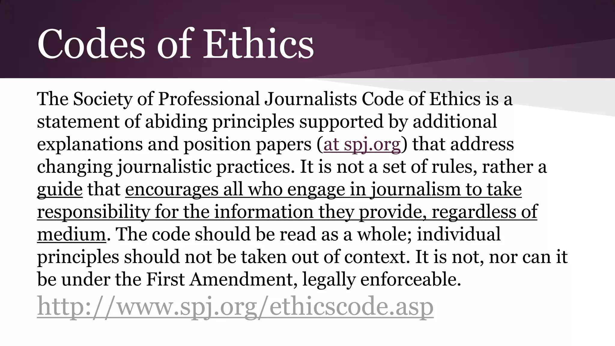 Media Ethics | PDF