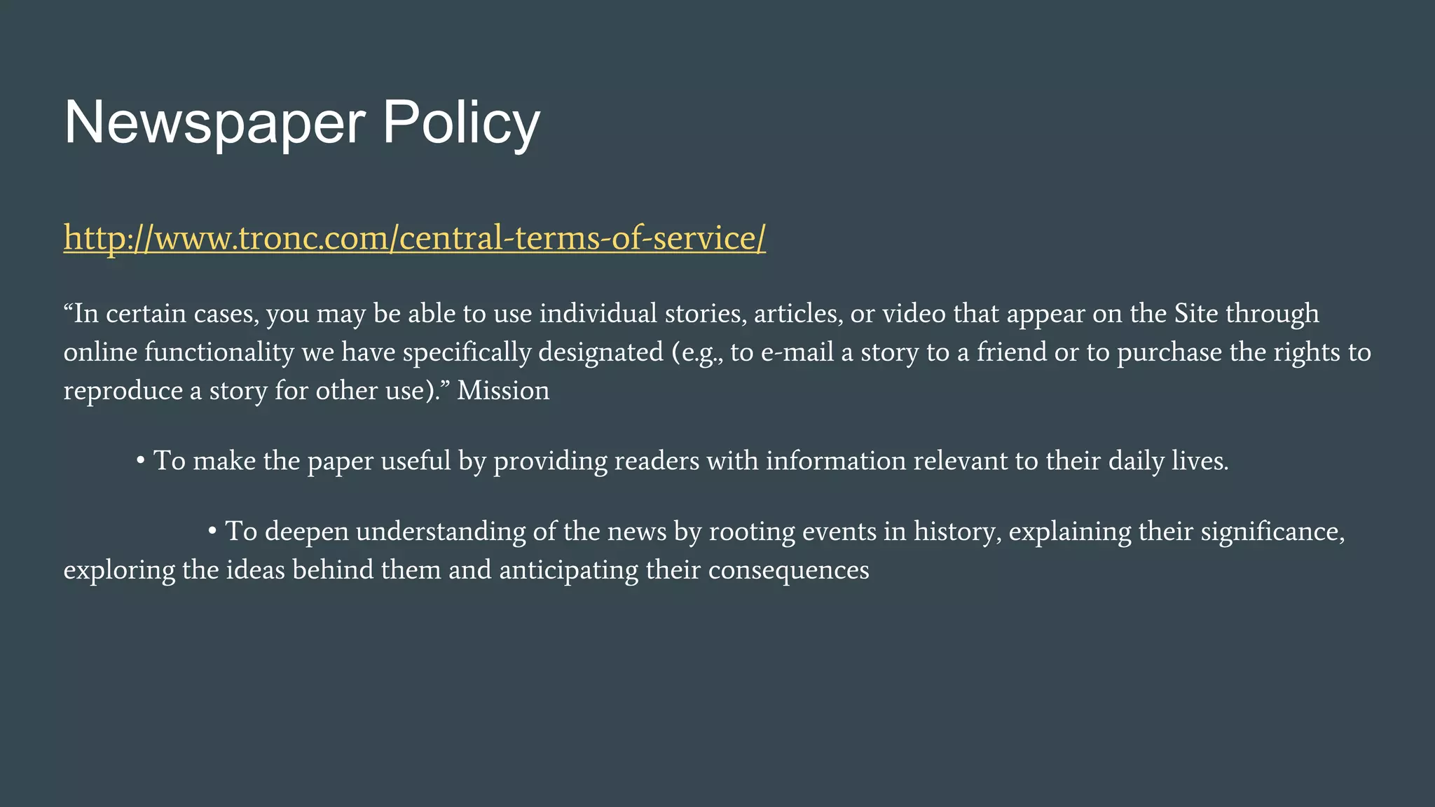 Media ethics: case study | PPTX