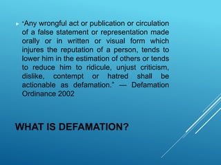 Media ethics & laws 6 | PPT