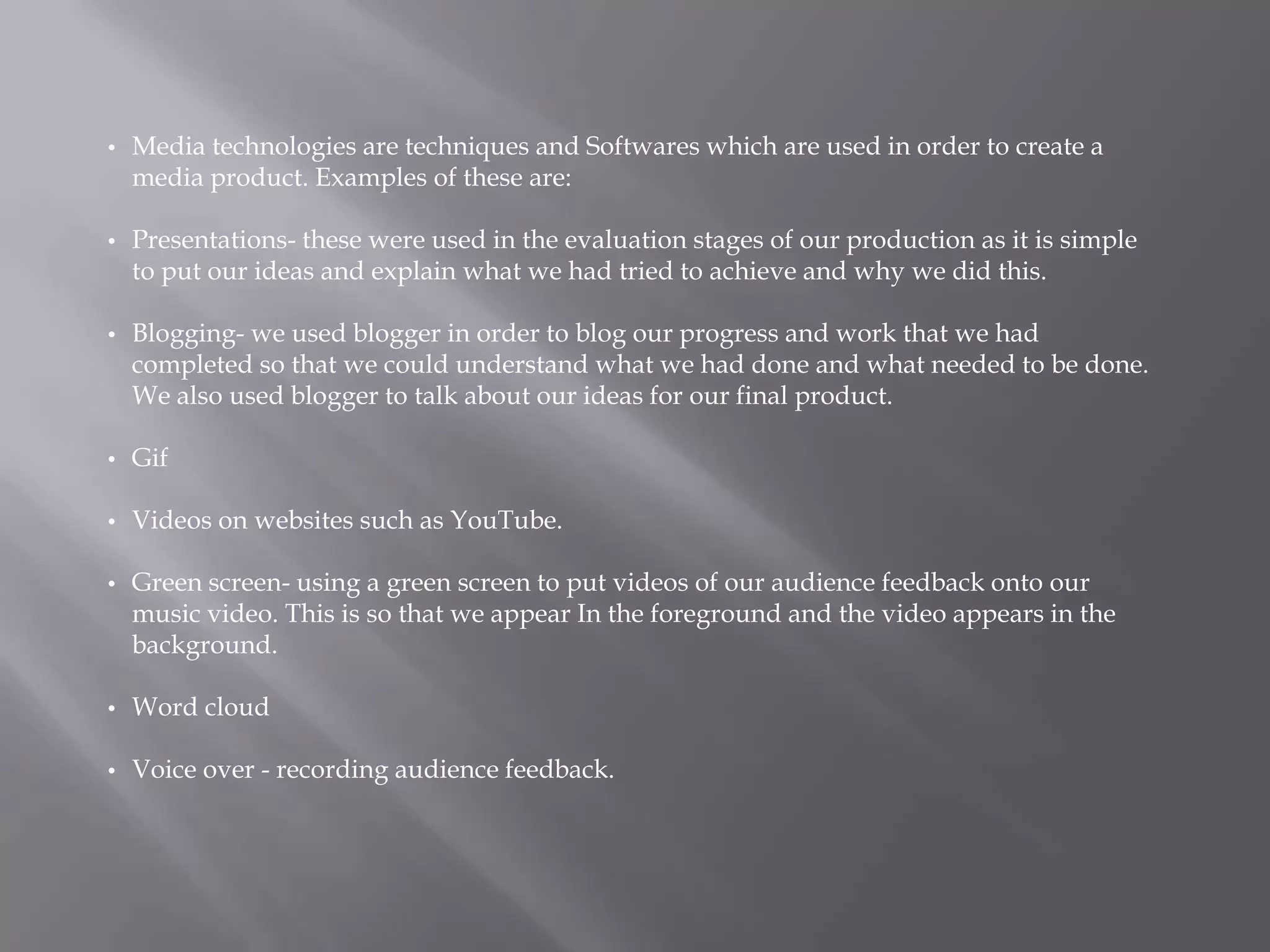 Media evaluation 4 | PPT