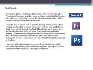 Lewis Underwood's Media Evaluation A2 | PPTX