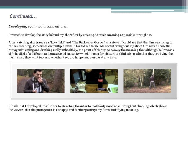 Lewis Underwood's Media Evaluation A2 | PPTX