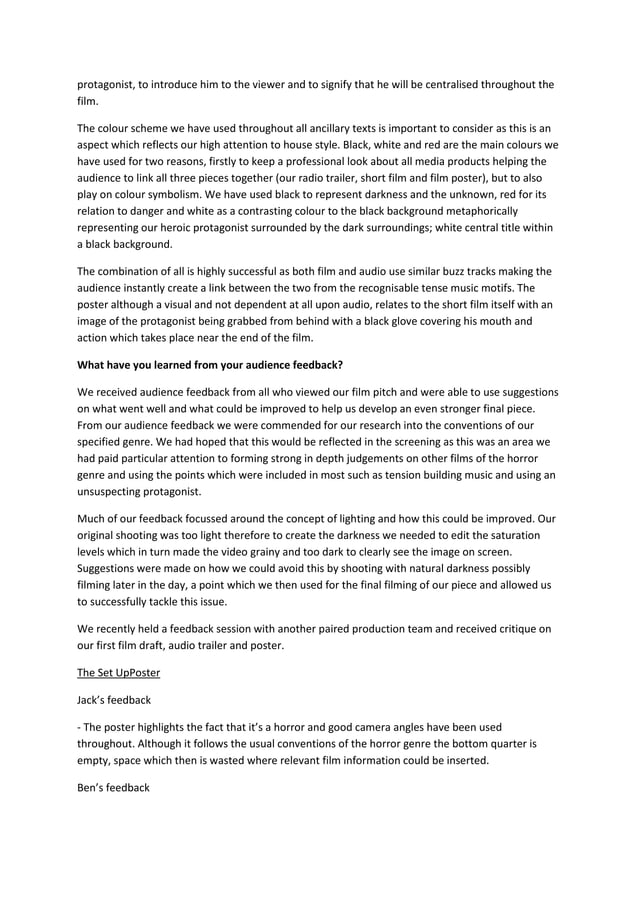 Commentary script for Evaluation | PDF