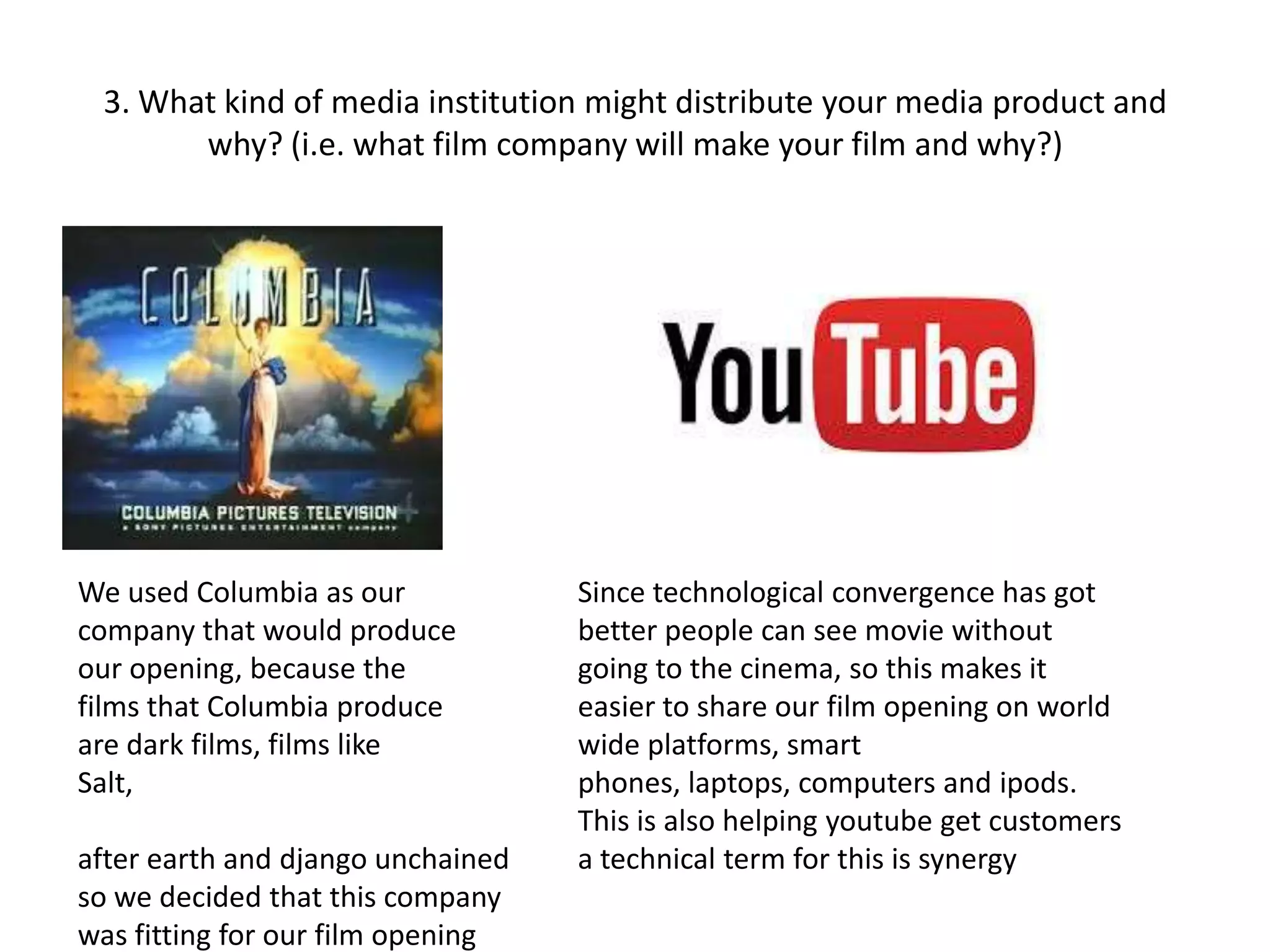 Media evaluation presentation | PPT