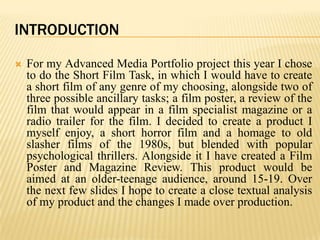 Media Evaluation Question 1 | PPT