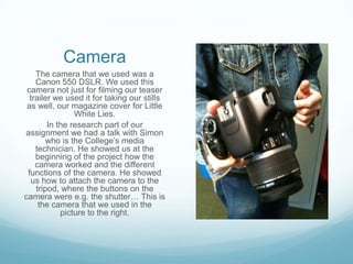 Media evaluation question 4 - How did you use new media technologies in ...