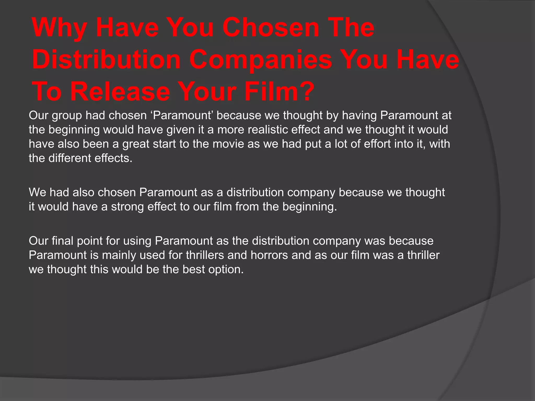 Media evaluation task 3 | PPT