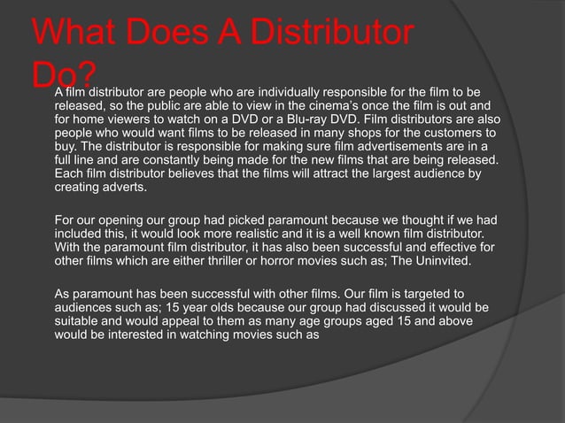 Media evaluation task 3 | PPT