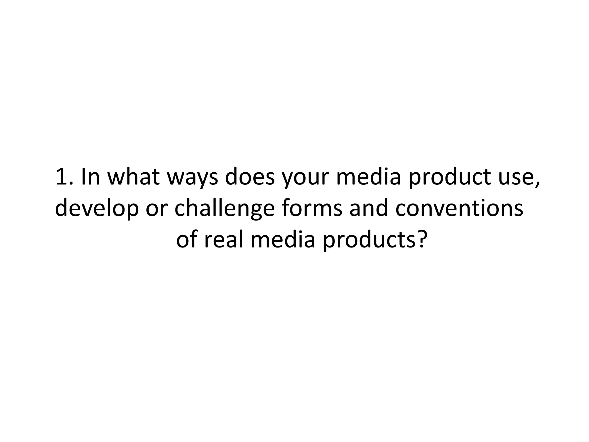 Media evalution power point | PPTX