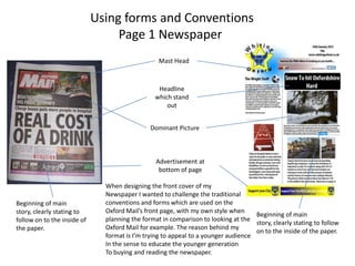 Media evalution power point | PPTX