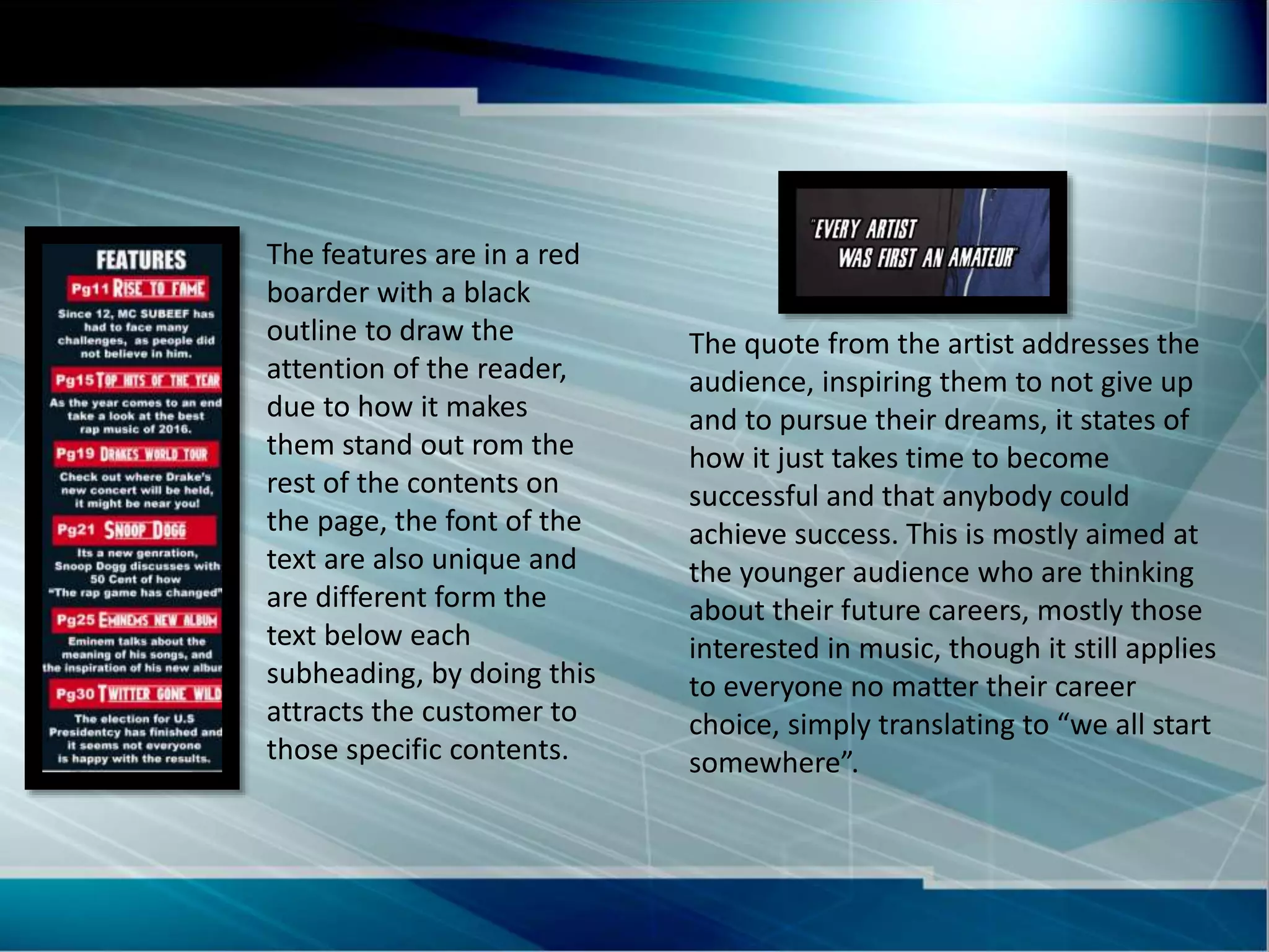 Media evalution q5 | PPTX