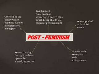 Media feminist and post feminist work | PPT