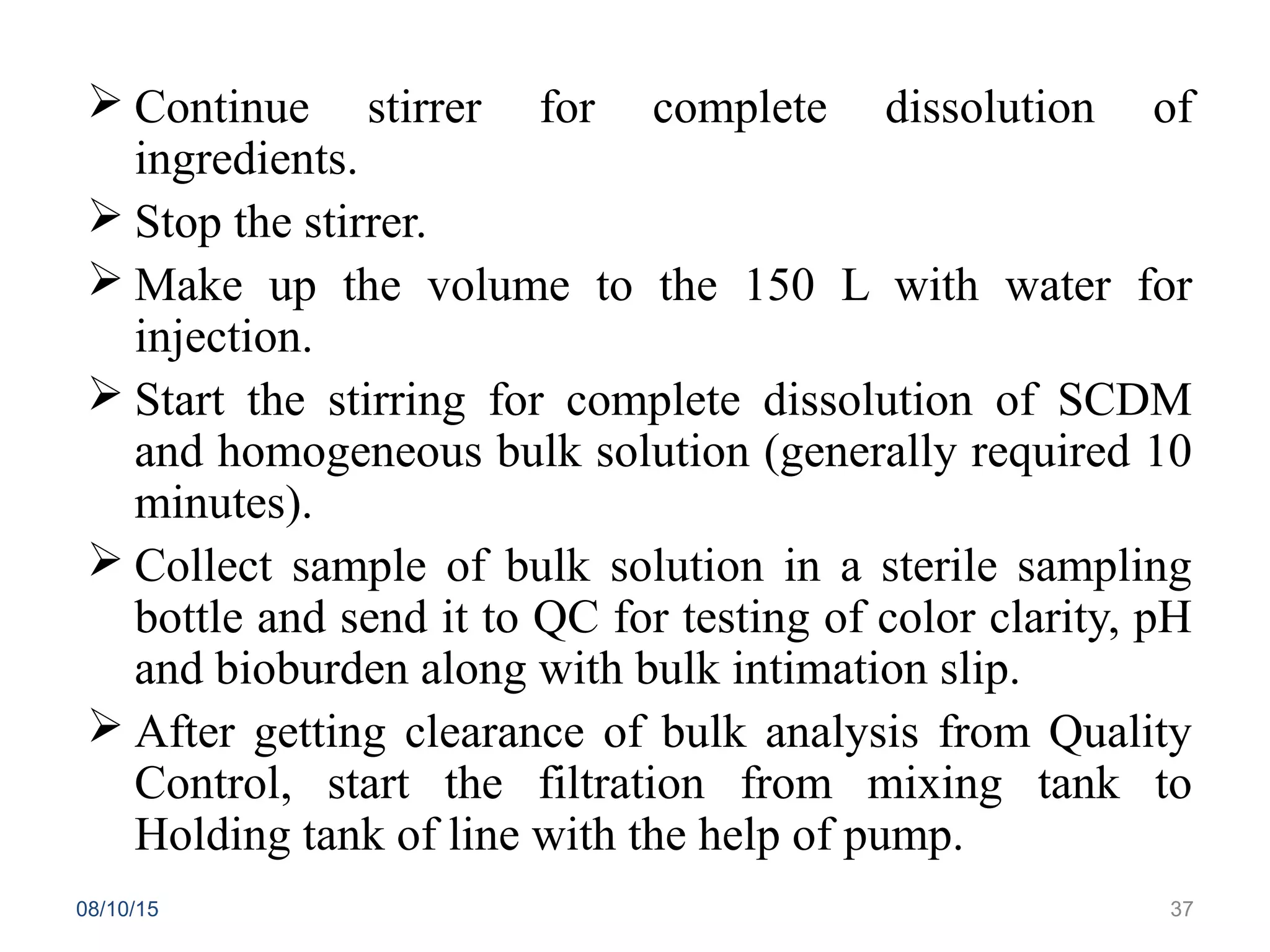 Media fill process and validation | PPT