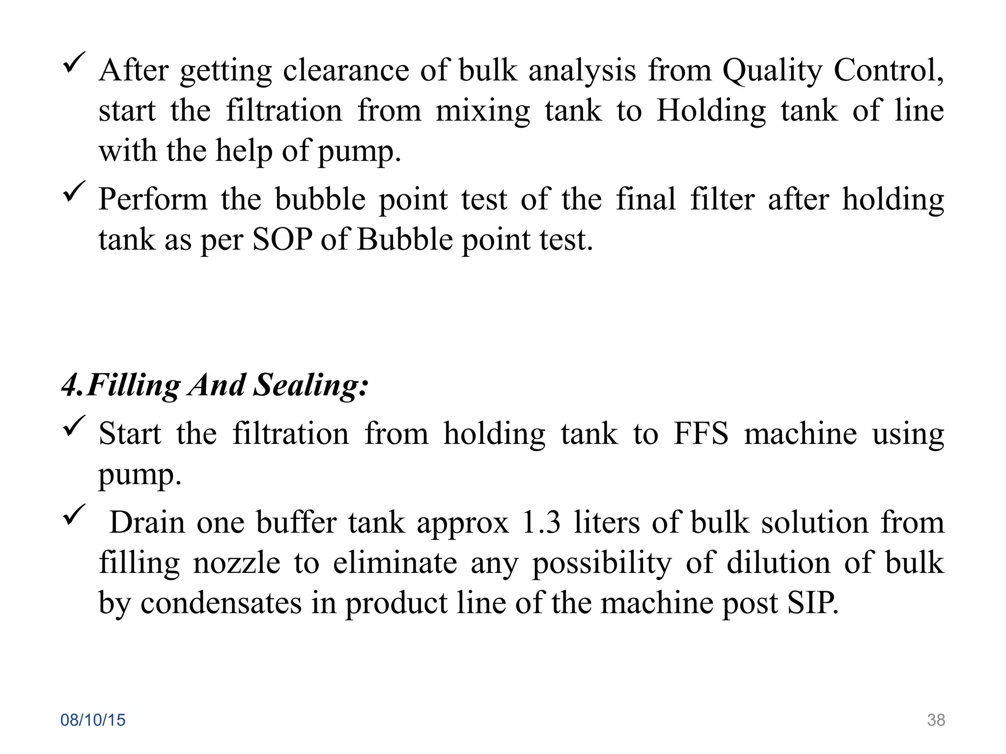 Media fill process and validation | PPT