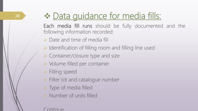 Media fill validation ppt (1) | PPTX