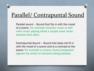 Media film terminology presentation | PPTX | Video Production | Content ...