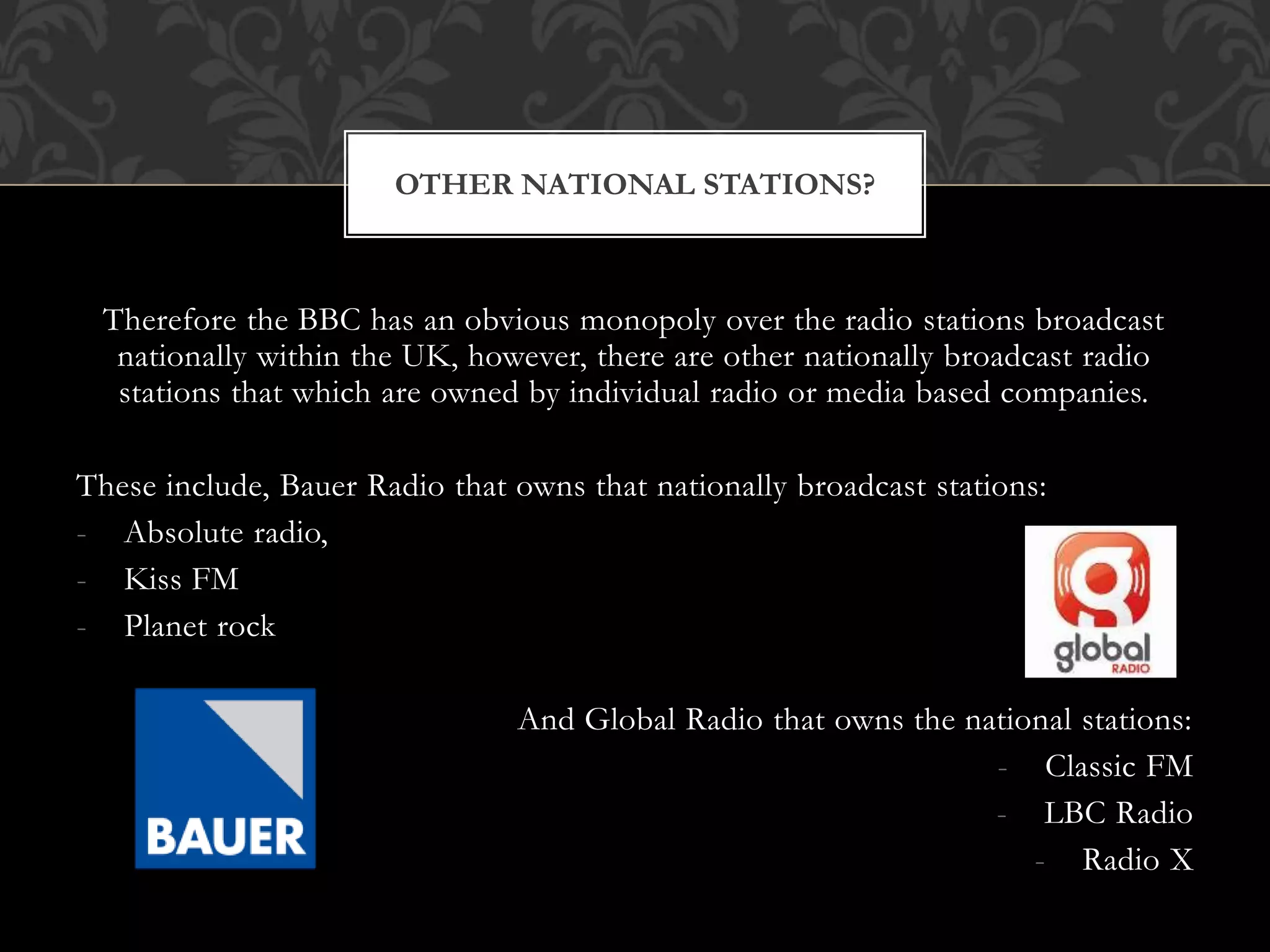 AS Media Ownership of the UK Radio Industry - Olivia Garner | PPTX ...
