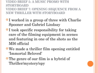 Media final portfolio | PPT