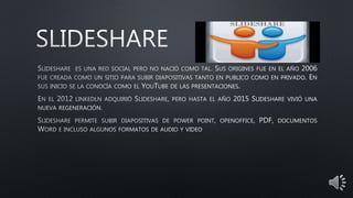 Mediafire, diigo, slideshare y drive | PPTX