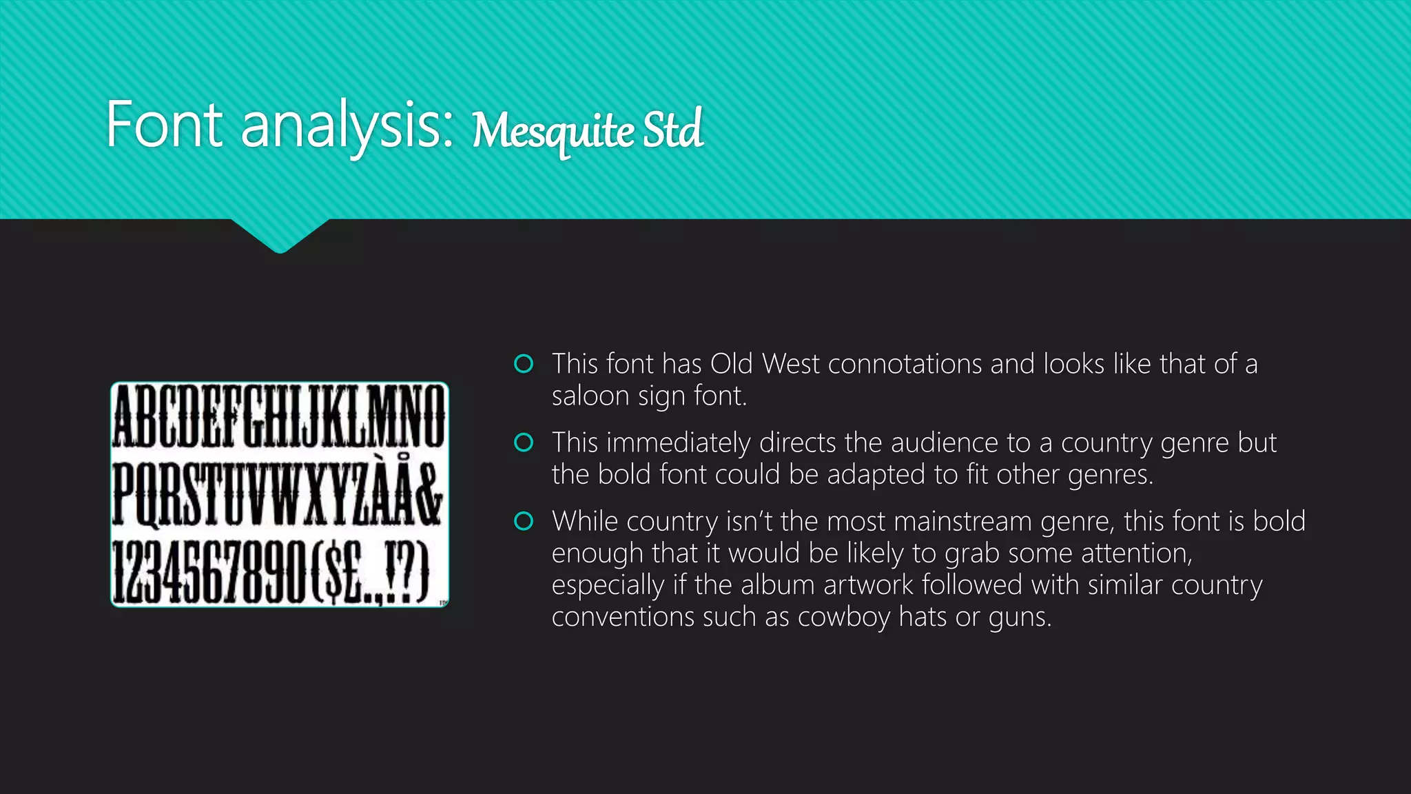 Media font analysis | PPT