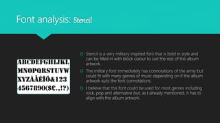Media font analysis | PPT