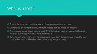 Media font analysis | PPT