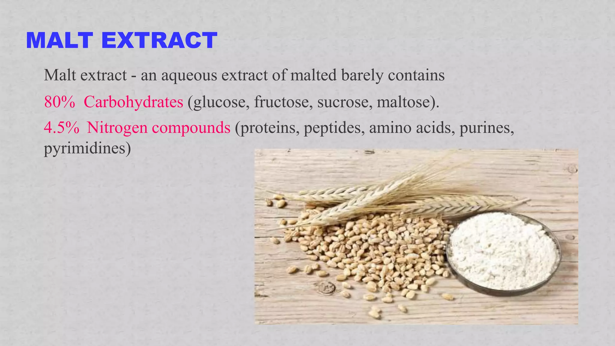 Media for industrial fermentation | PPTX