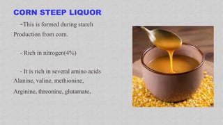 Media for industrial fermentation | PPTX