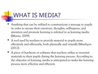 Media for leaning english language learning.ppt