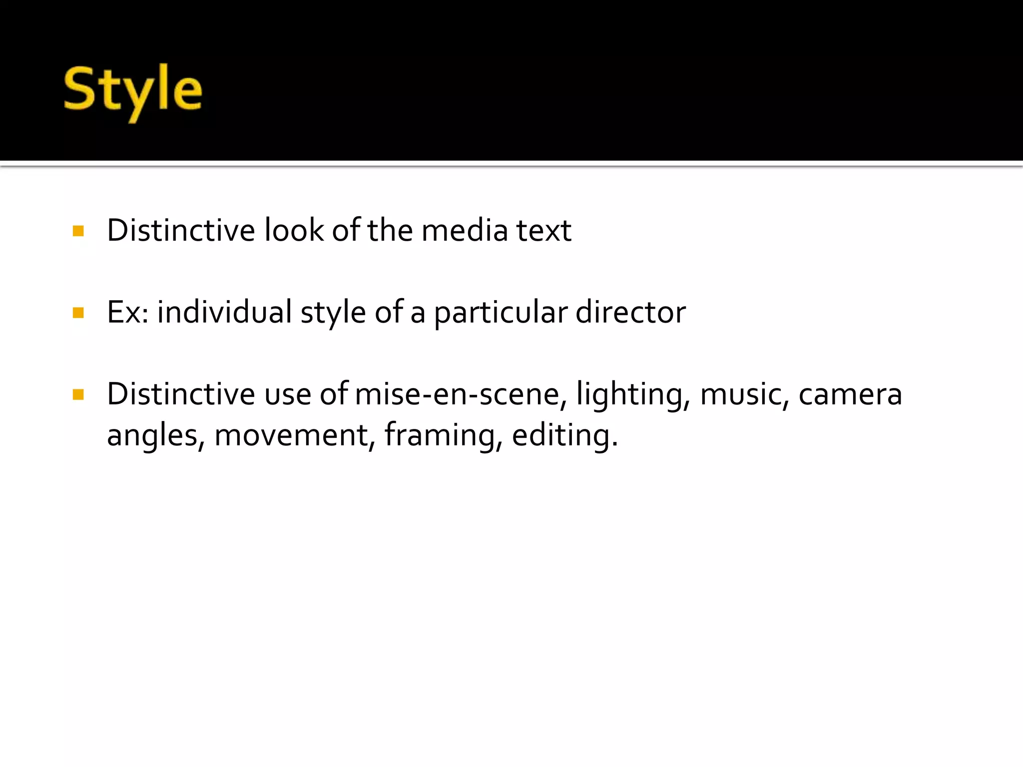 Media forms and conventions | PPT