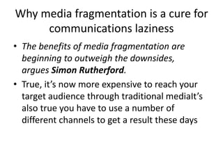 Media fragmentation | PPTX