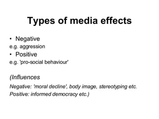 Media Effects | PPT
