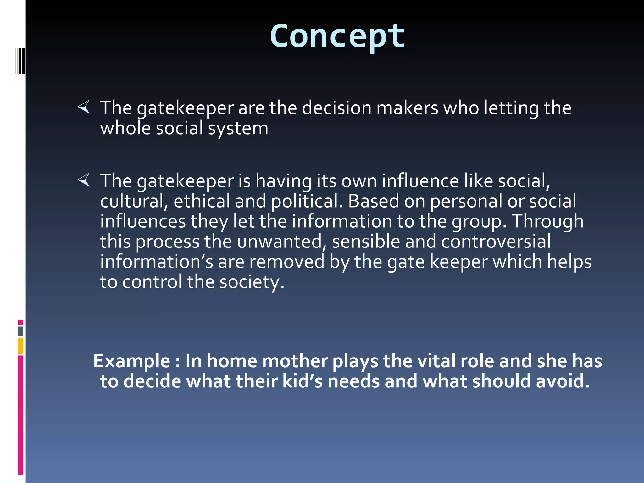 Media gate keeping theory | PPT