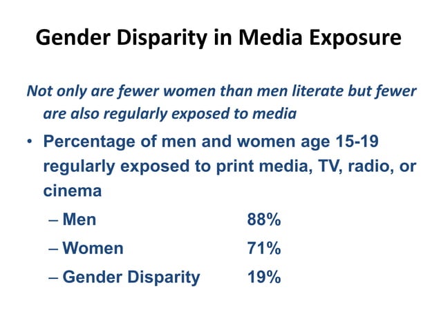 Media gender ppt (short) | PPT | Free Download